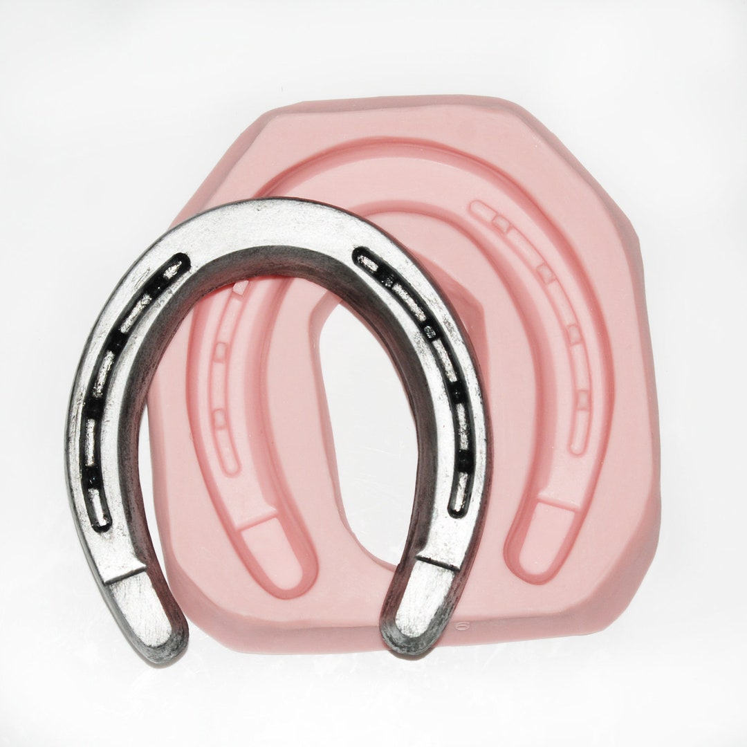 Large Horse Shoe (IMPERFECT/SLIGHT DEFECT) Silicone Mold - Fondant ...