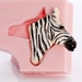 Zebra Flexible Silicone Mold for Polymer Clay, Resin, Soap, Wax ...