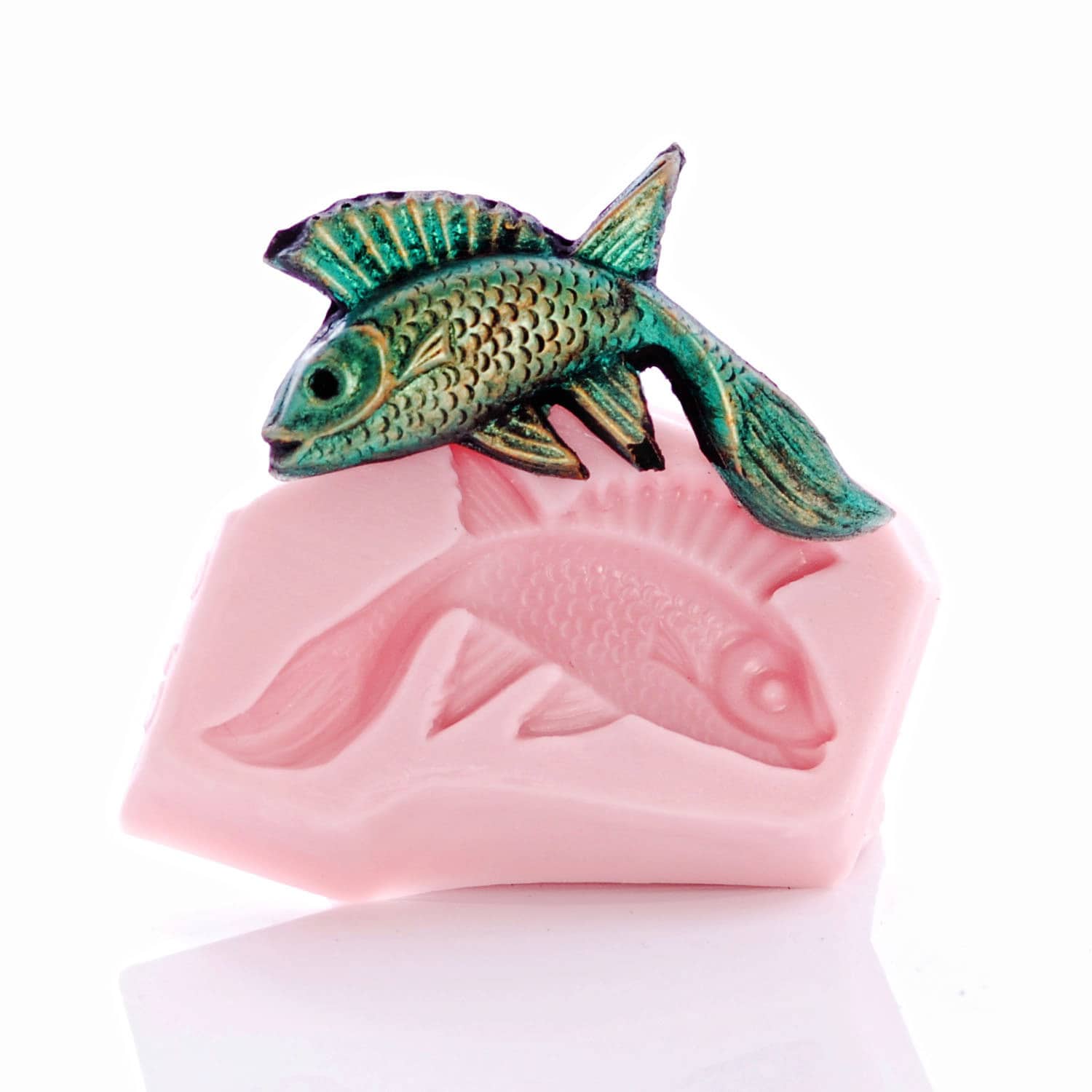 Mold Flexible Silicone Fish Mould Food Safe Fondant | Etsy