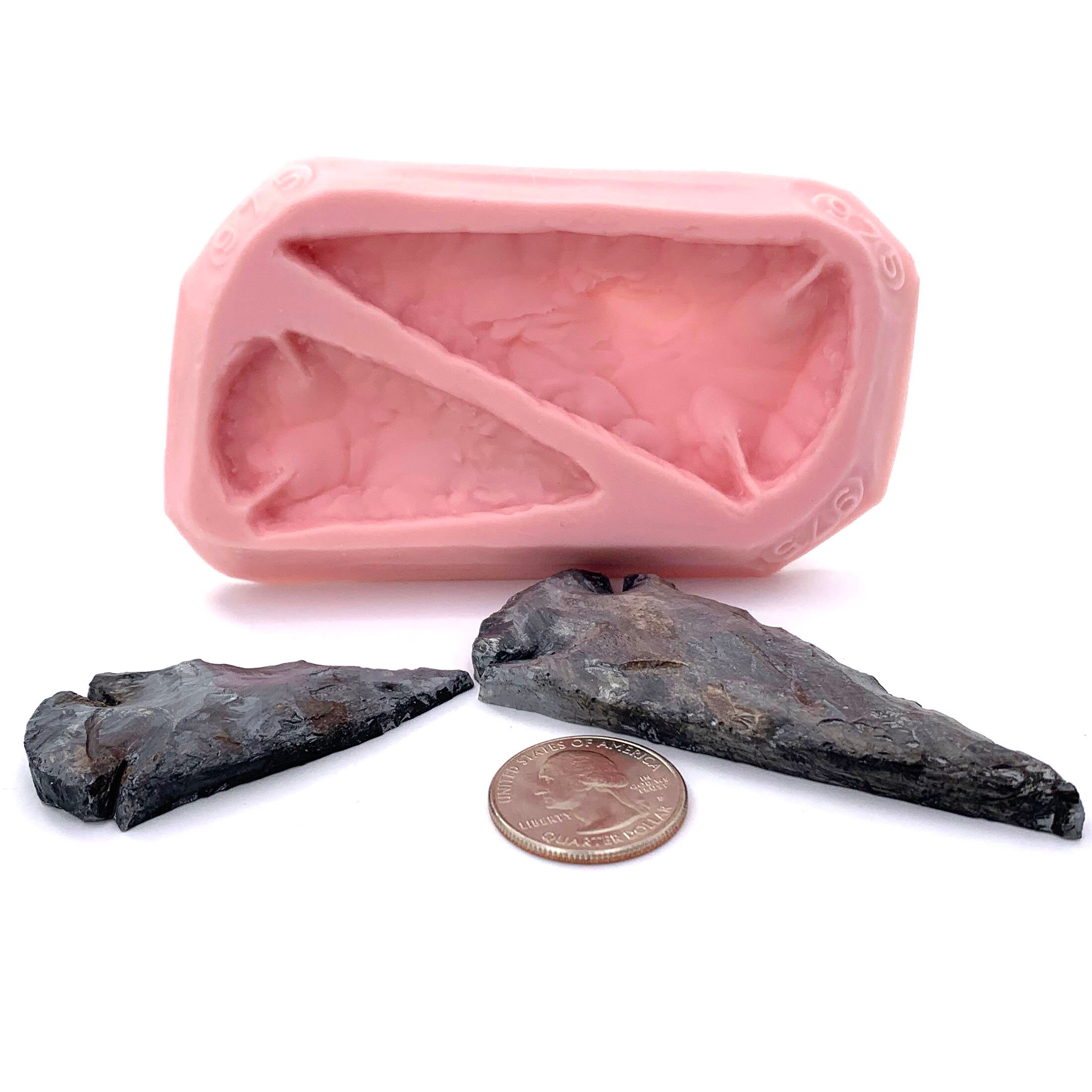 Arrowhead silicone mold create two arrow heads food safe | Etsy