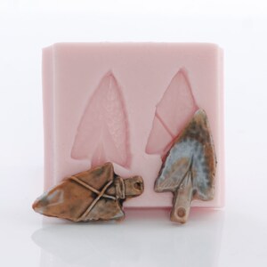 Silicone Arrowhead Mold Create Two Arrow Head for Jewelry, Charms ...