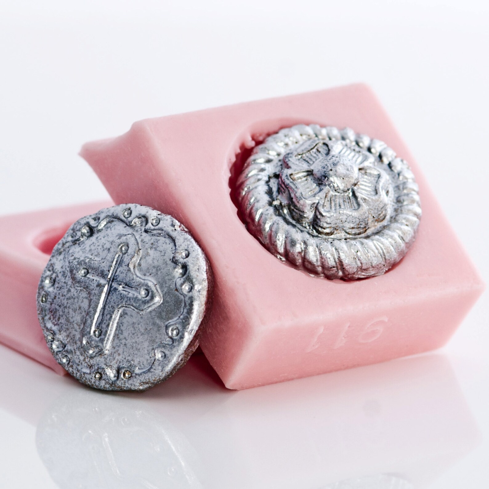 Western Concho Silicone Mold Set - Jewelry Molds, Resin Molds, Polymer ...