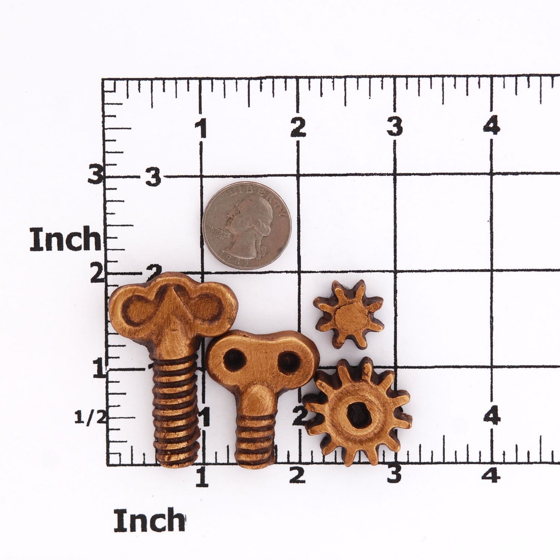 Steampunk Gear Cog and Bolt Silicone Mold Easily Make 2 Gears and 2 ...
