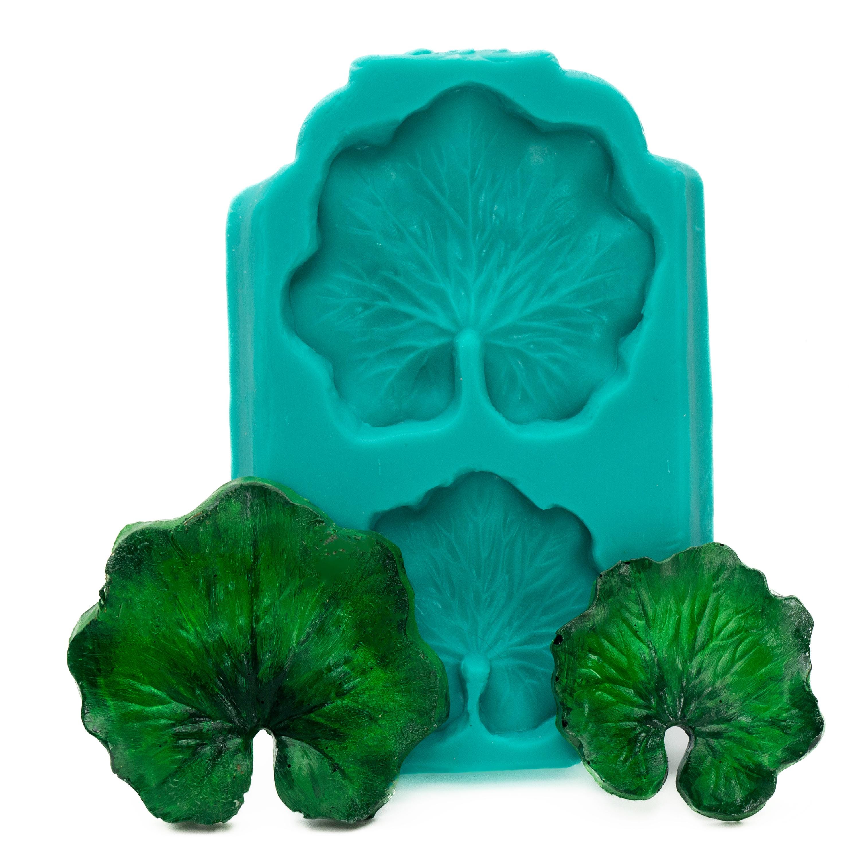 Mold Silicone Lily Pad Leaf Mould - Food Safe Fondant Mold - Chocolate ...