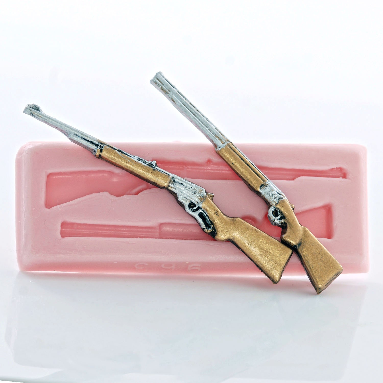 Silicone Mold Creates Two Rifles - Shotguns - Guns - Use With Fondant ...