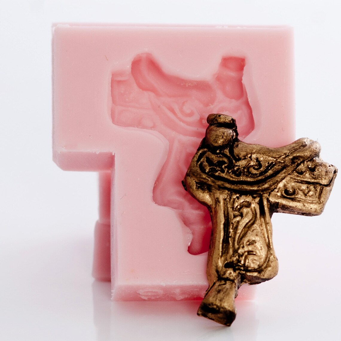 Western Saddle Silicone Mold DIY Resin Clay Moulds - Scrapbook ...