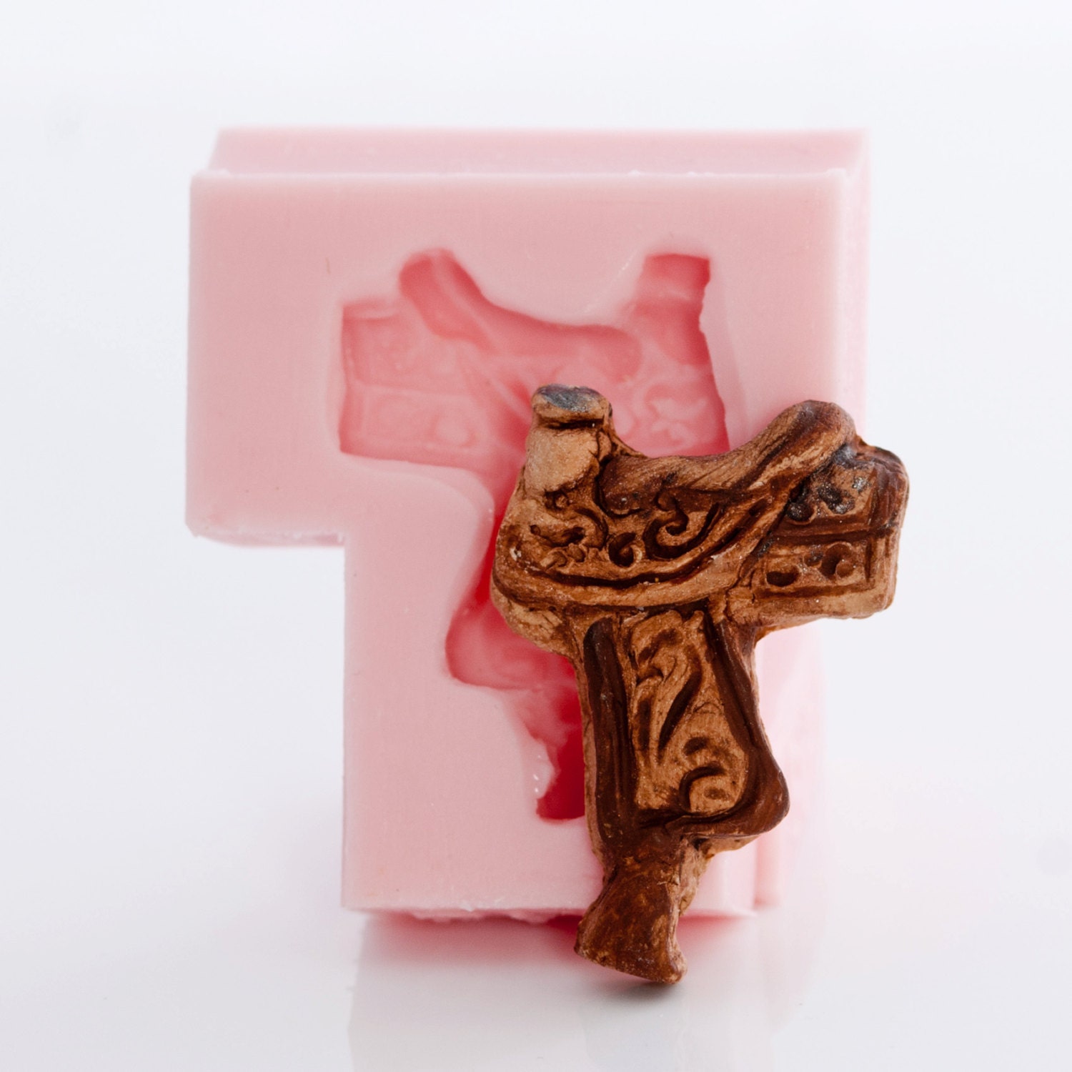 Western Saddle Silicone Mold DIY Resin Clay Moulds - Scrapbook ...