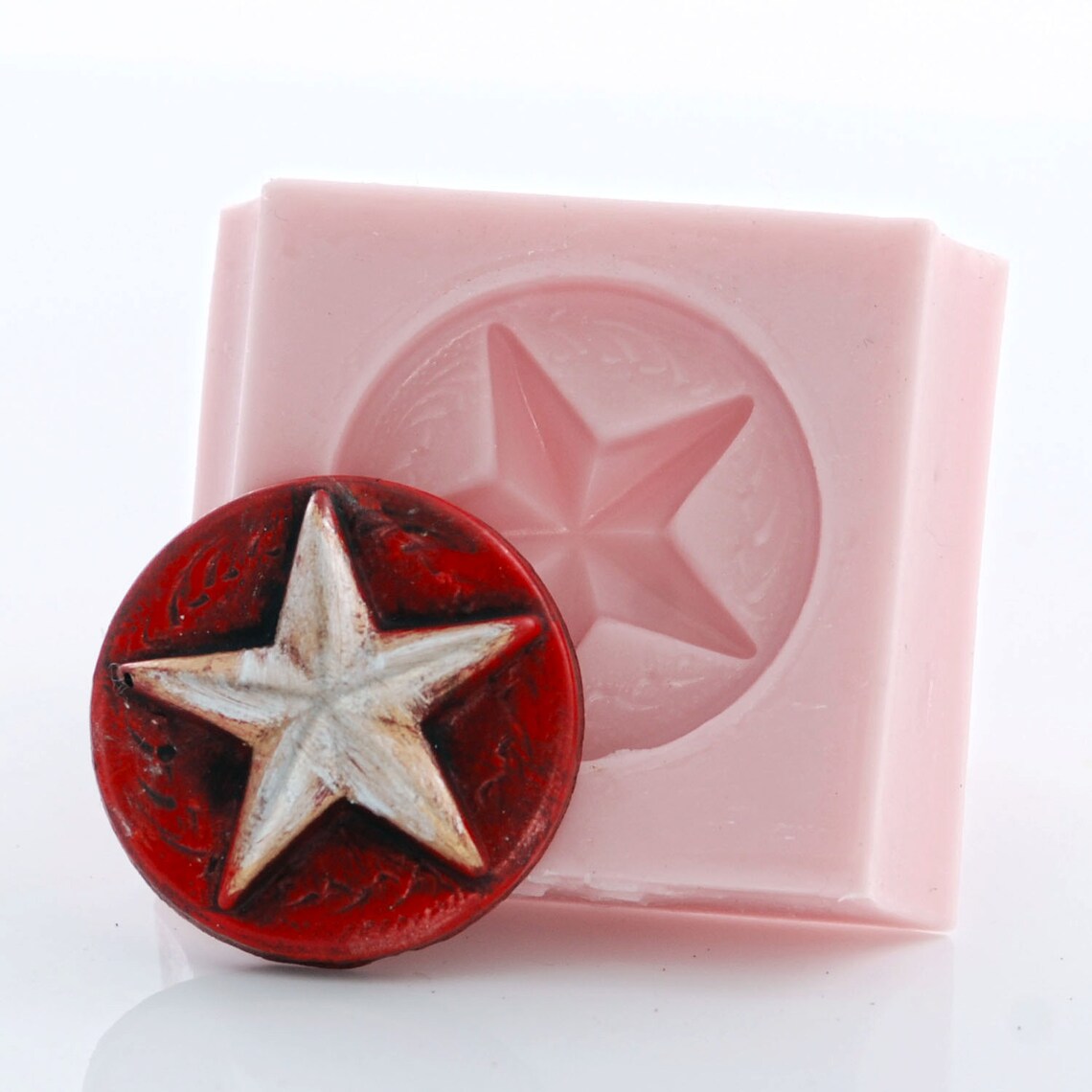 Concho Lone Star Silicone Mold Flexible Easy to Use Food Safe Fondant ...