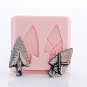 Silicone Arrowhead Mold Create Two Arrow Head for Jewelry, Charms ...