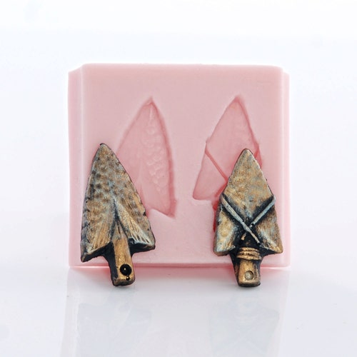Arrowhead Silicone Mold Create Two Arrow Heads Food Safe - Etsy