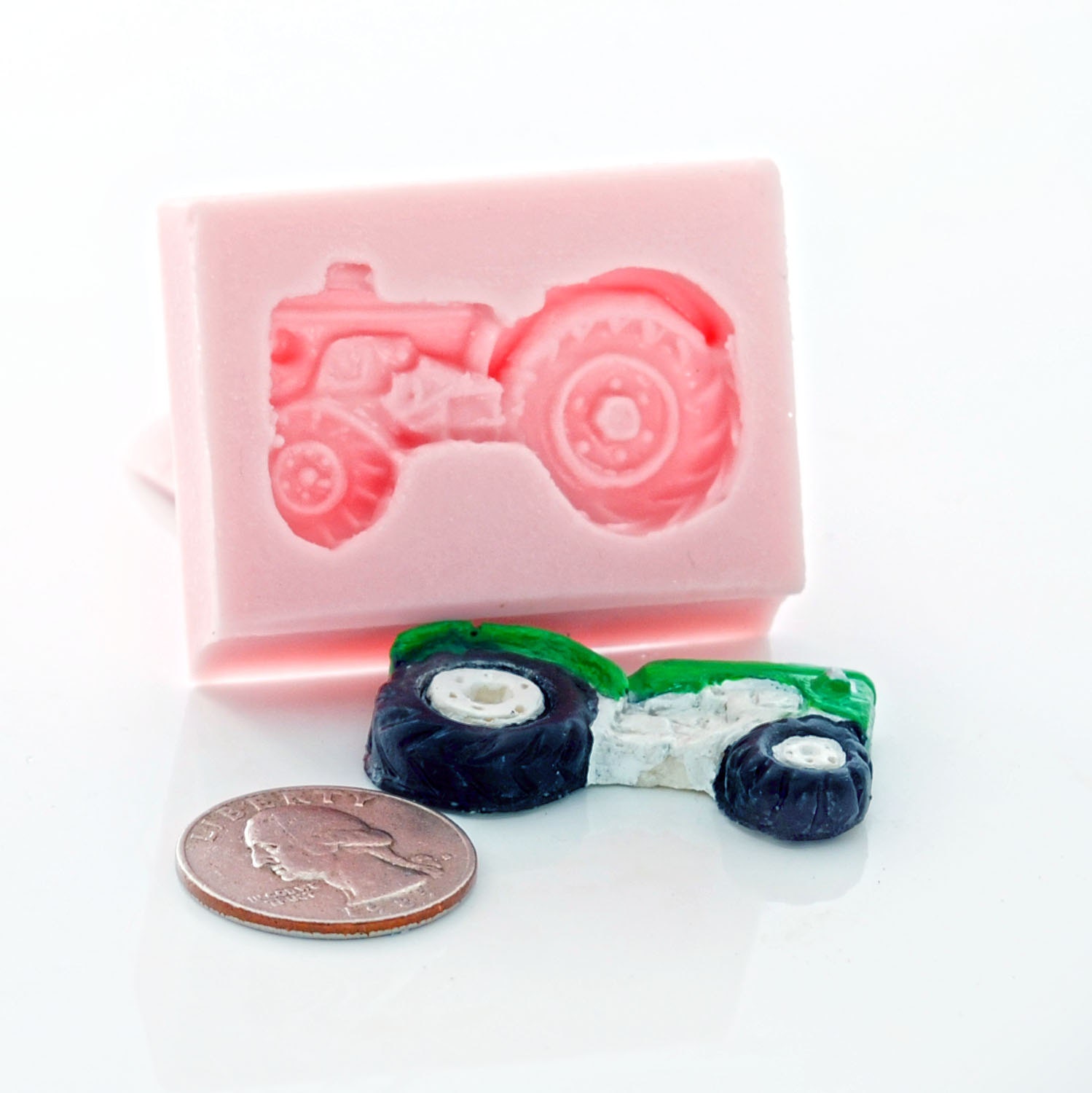 Tractor Mold Silicone Mold Mould Food Safe Mold Resin - Etsy