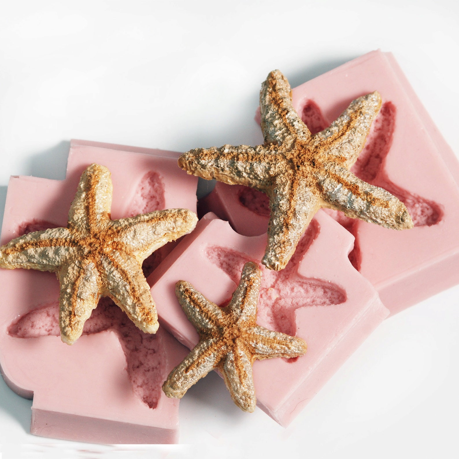 Starfish Seashell Silicone Molds Set of 3 Starfish Resin - Etsy