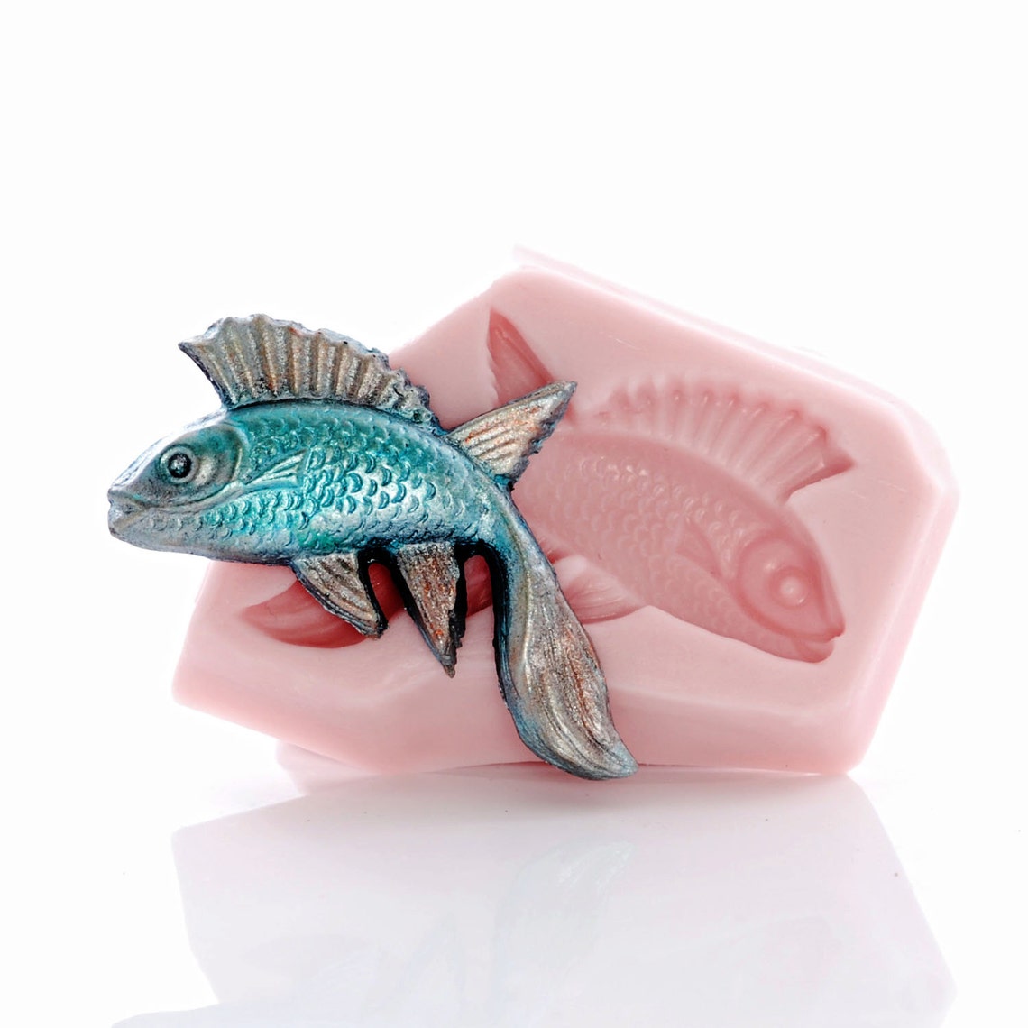 Mold Flexible Silicone Fish Mould Food Safe Fondant - Etsy