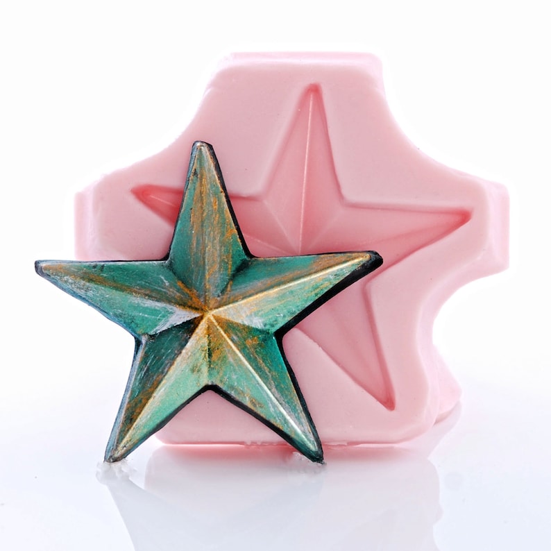 Mold Silicone Star Mould - Food Safe Fondant, Gum Paste, Chocolate ...