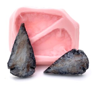 Arrowhead Silicone Mold Create Two Arrow Heads for Jewelry, Charms ...