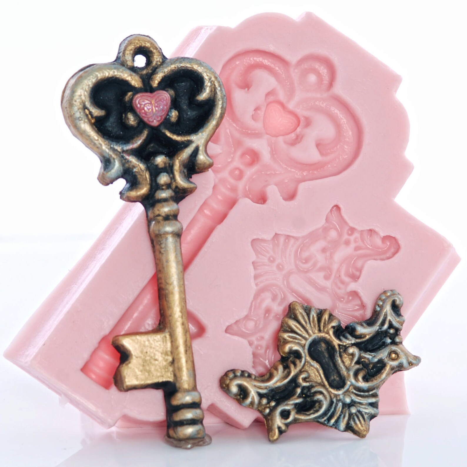 Mold Skeleton Key Flexible Mold Creates Skeleton Key With a - Etsy