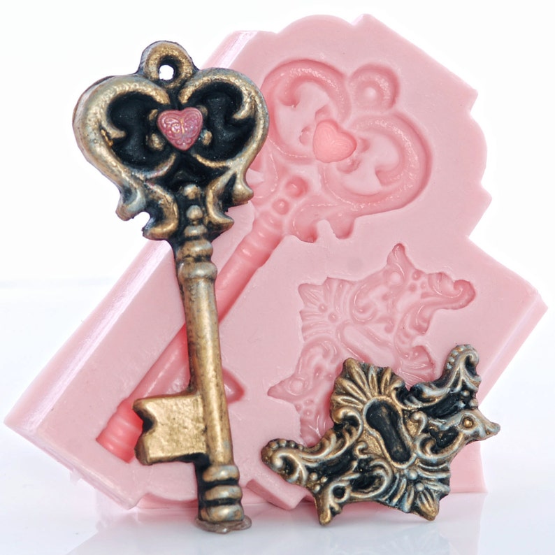 Mold Skeleton Key Flexible Mold Creates Skeleton Key With a - Etsy