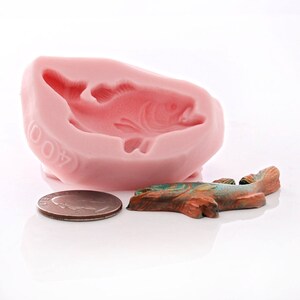 Silicone Mold Fish - Food Safe Fondant Chocolate Candy Gum Paste Mold ...