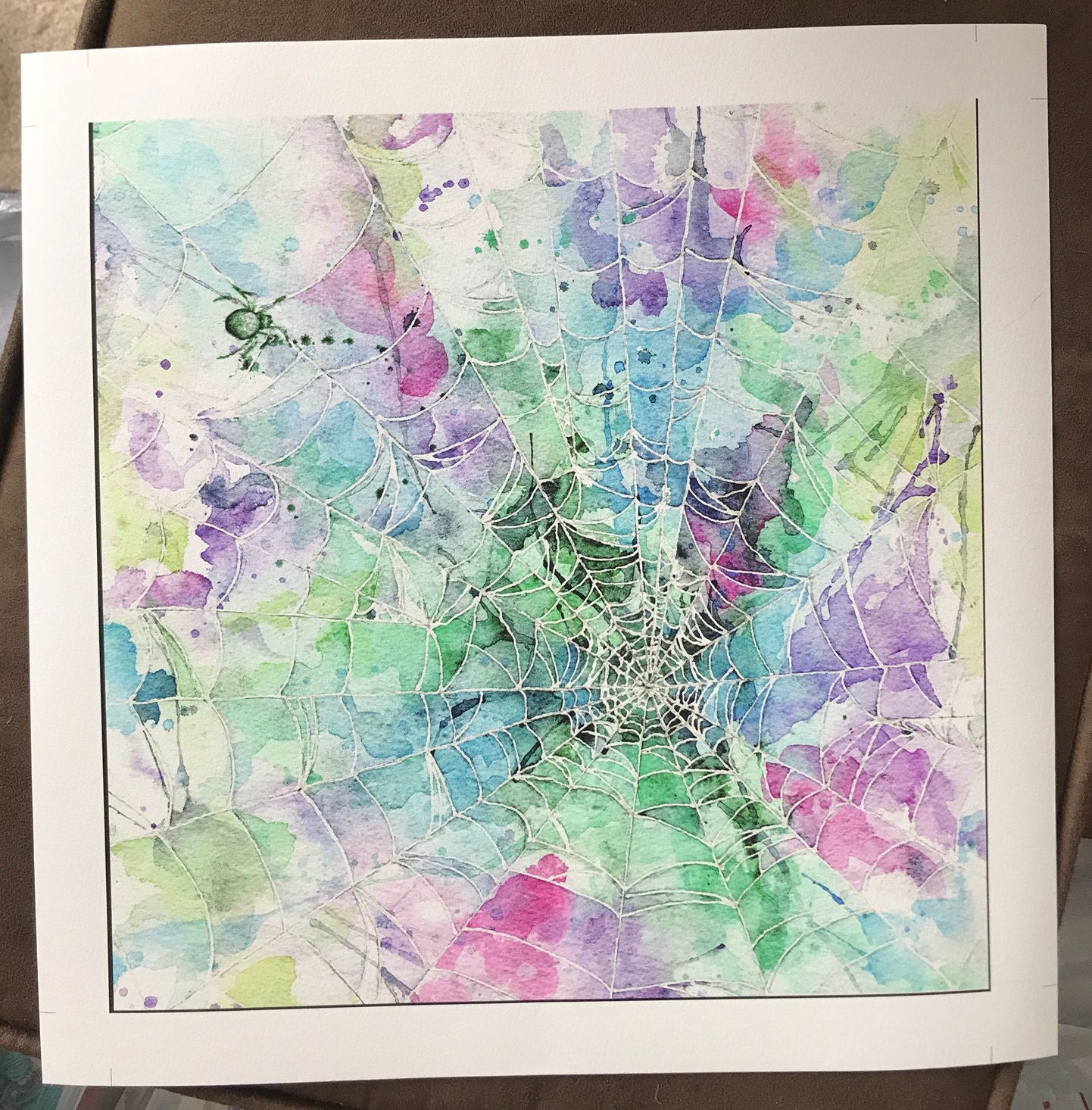 The Weaver Watercolor Print - Etsy
