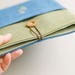 Embroidered Lavender Flower Denim Tablet Case, Green Canvas Sleeve - Etsy