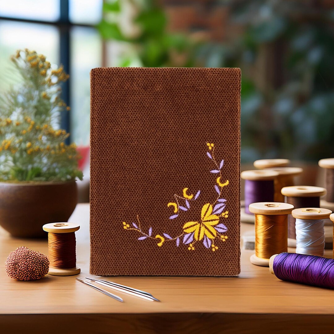 Kindle Case Floral Embroidery – Handmade Hard Cover for Paperwhite ...