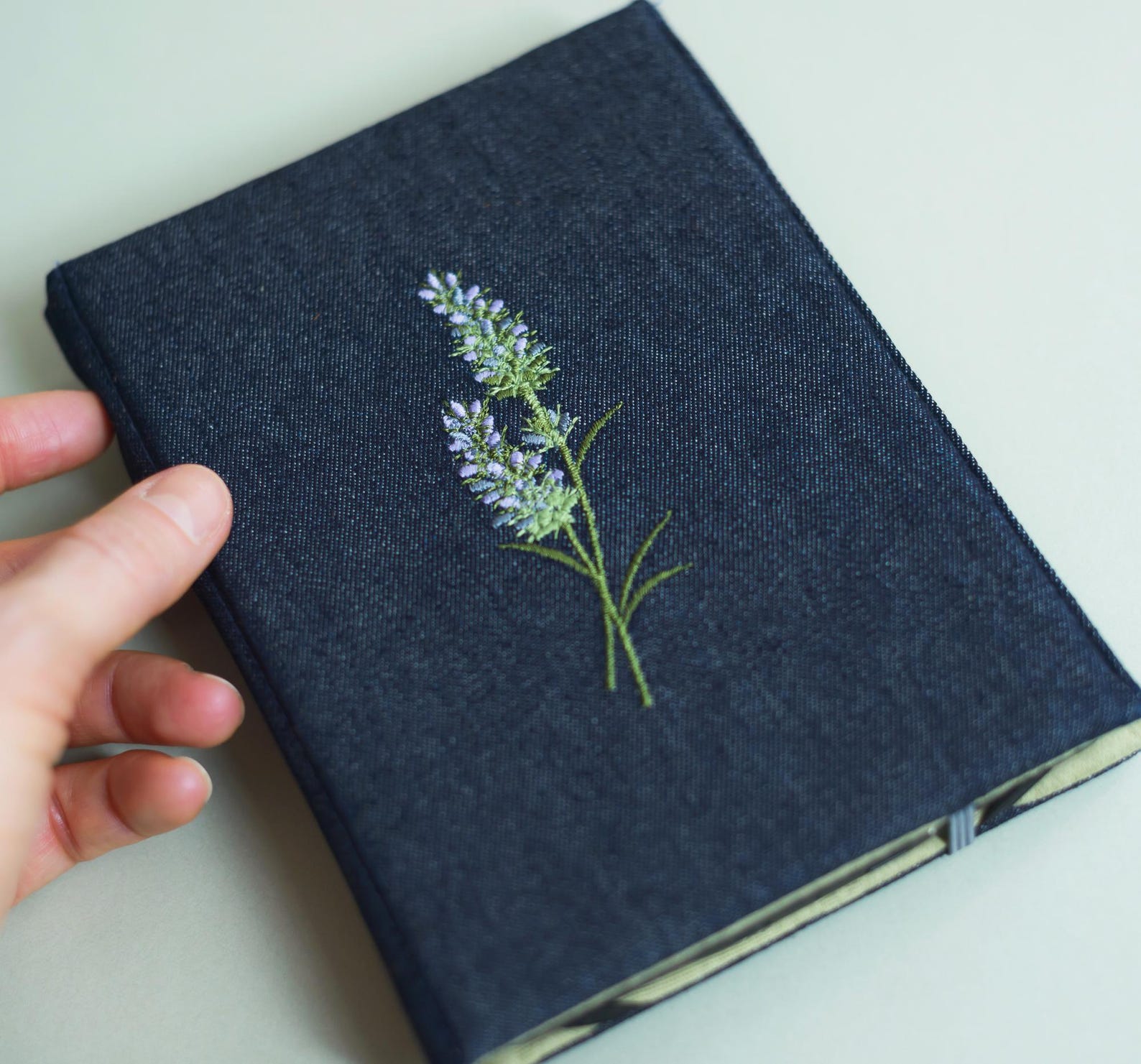 Lavender Denim Kindle Cover Handmade Fabric Case for Paperwhite Scribe ...