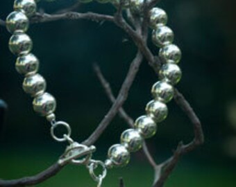 Sterling silver ball-end keyring with fingerprint charms | Etsy