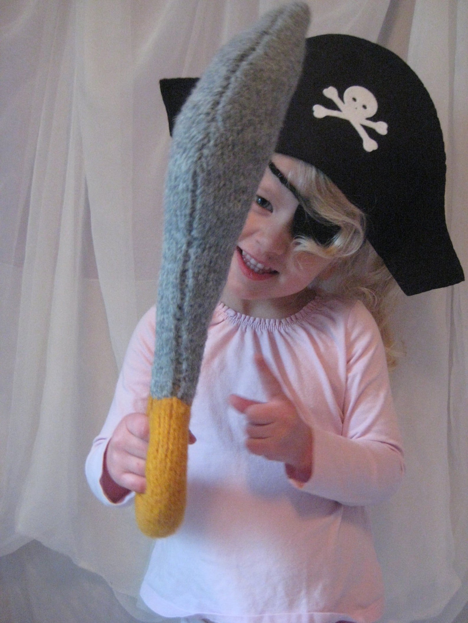 Pirate Sword PDF KNITTING PATTERN, Stuffed Toy - Etsy