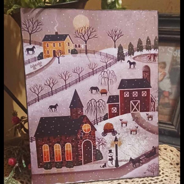 Primitive Winter - Etsy