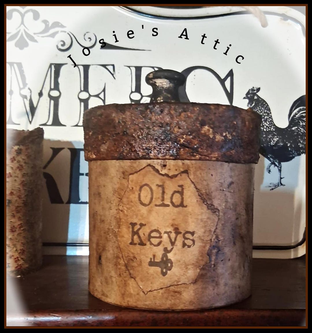 Handmade Pantry Primitive Very Grungy and Distressed Tattered and Made ...