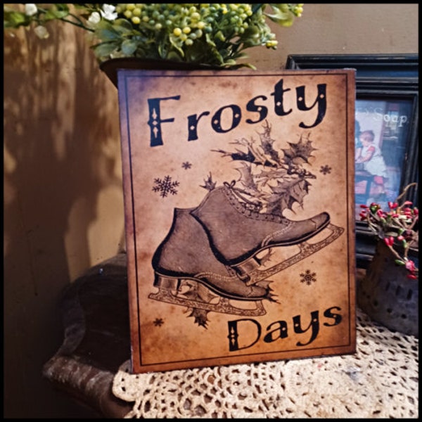 Ice Skating Print - Etsy