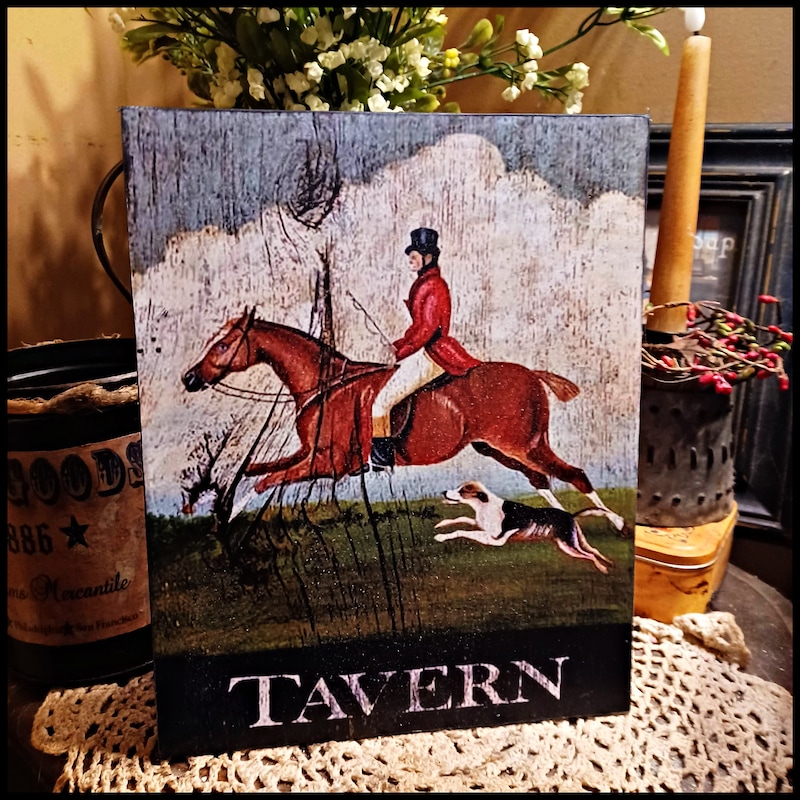 Colonial Tavern Sign - Etsy