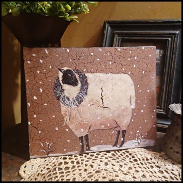 Primitive Sheep - Etsy
