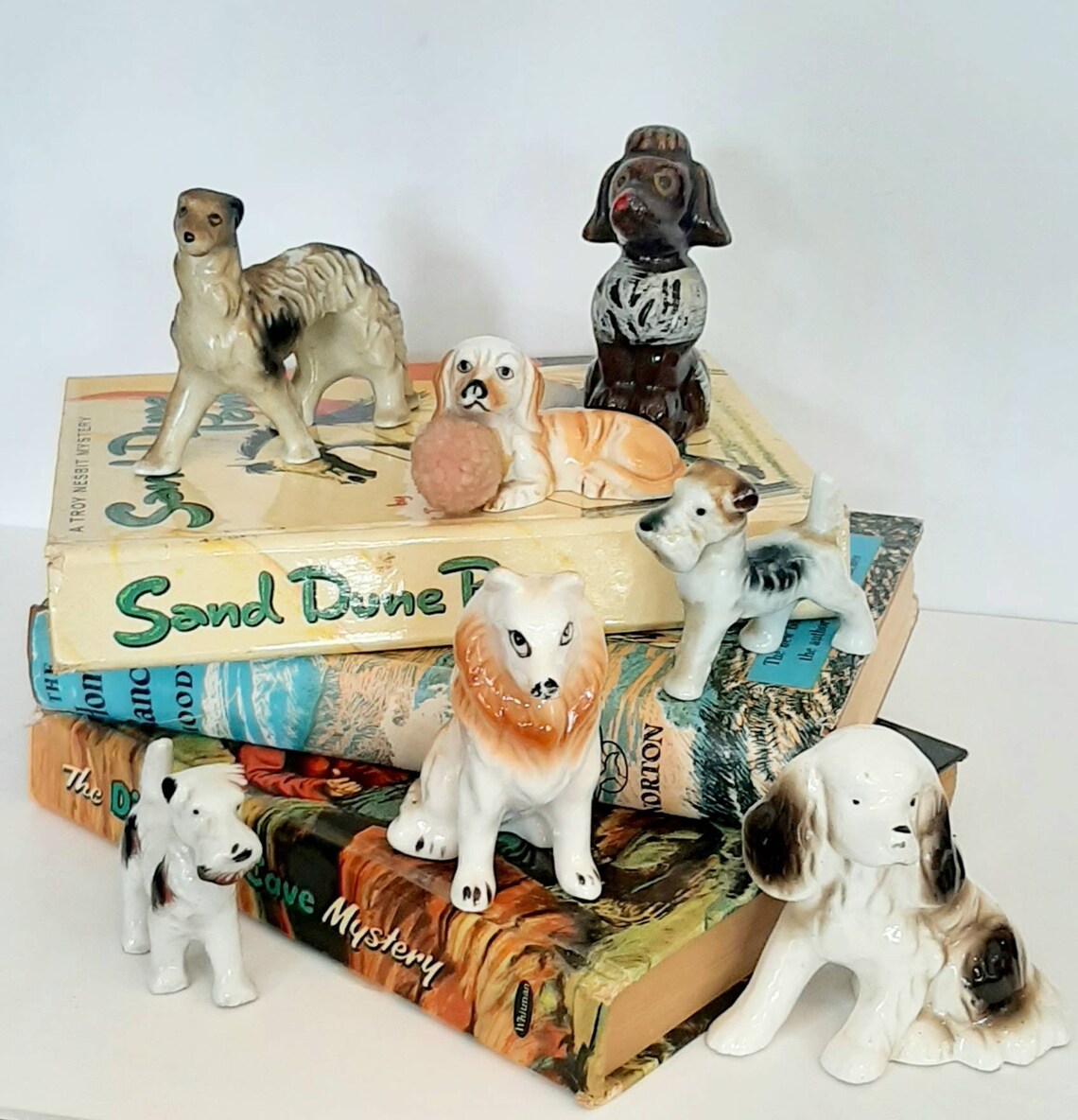 Vintage Ceramic Dogs Instant Collection Miniature | Etsy