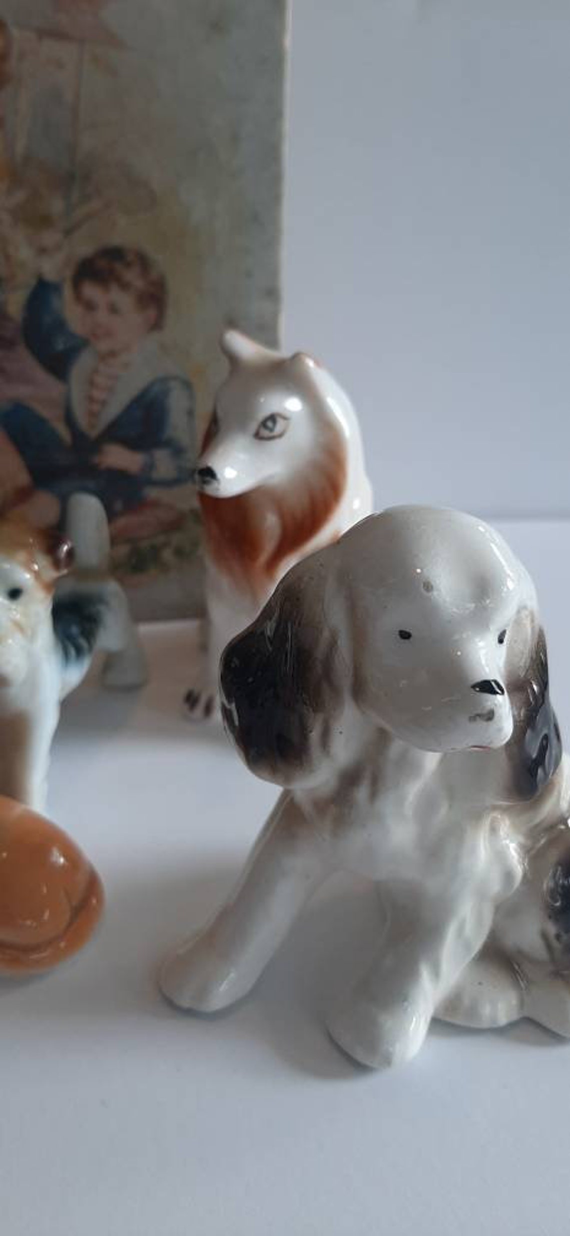 Vintage Ceramic Dogs Instant Collection Miniature | Etsy