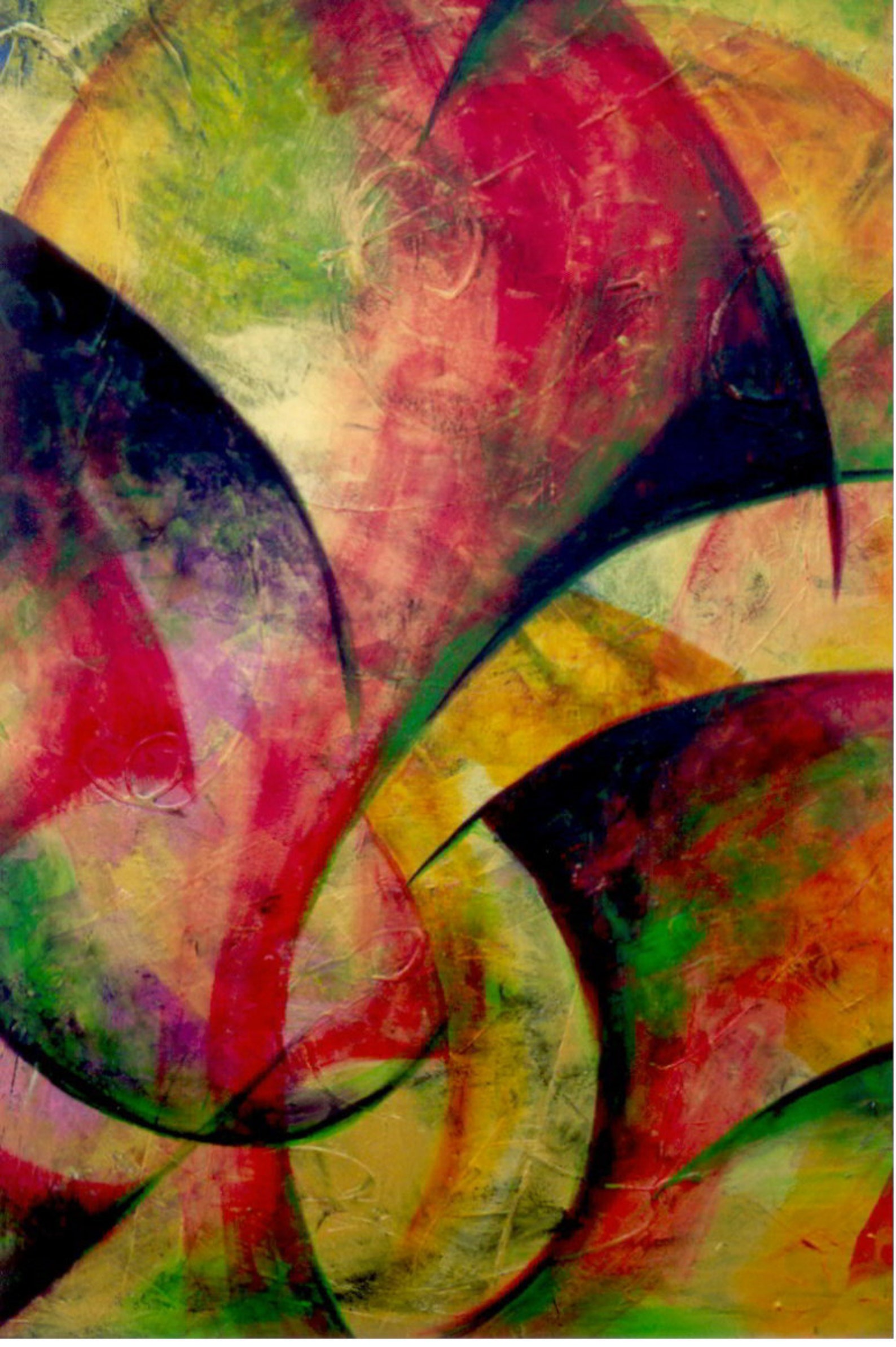 Original Abstract Painting, Acrylic, Dance of the Seven Veils - Etsy