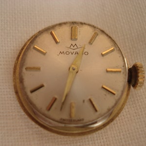 Movado 18K Ladies Watch, as Is, Working - Etsy