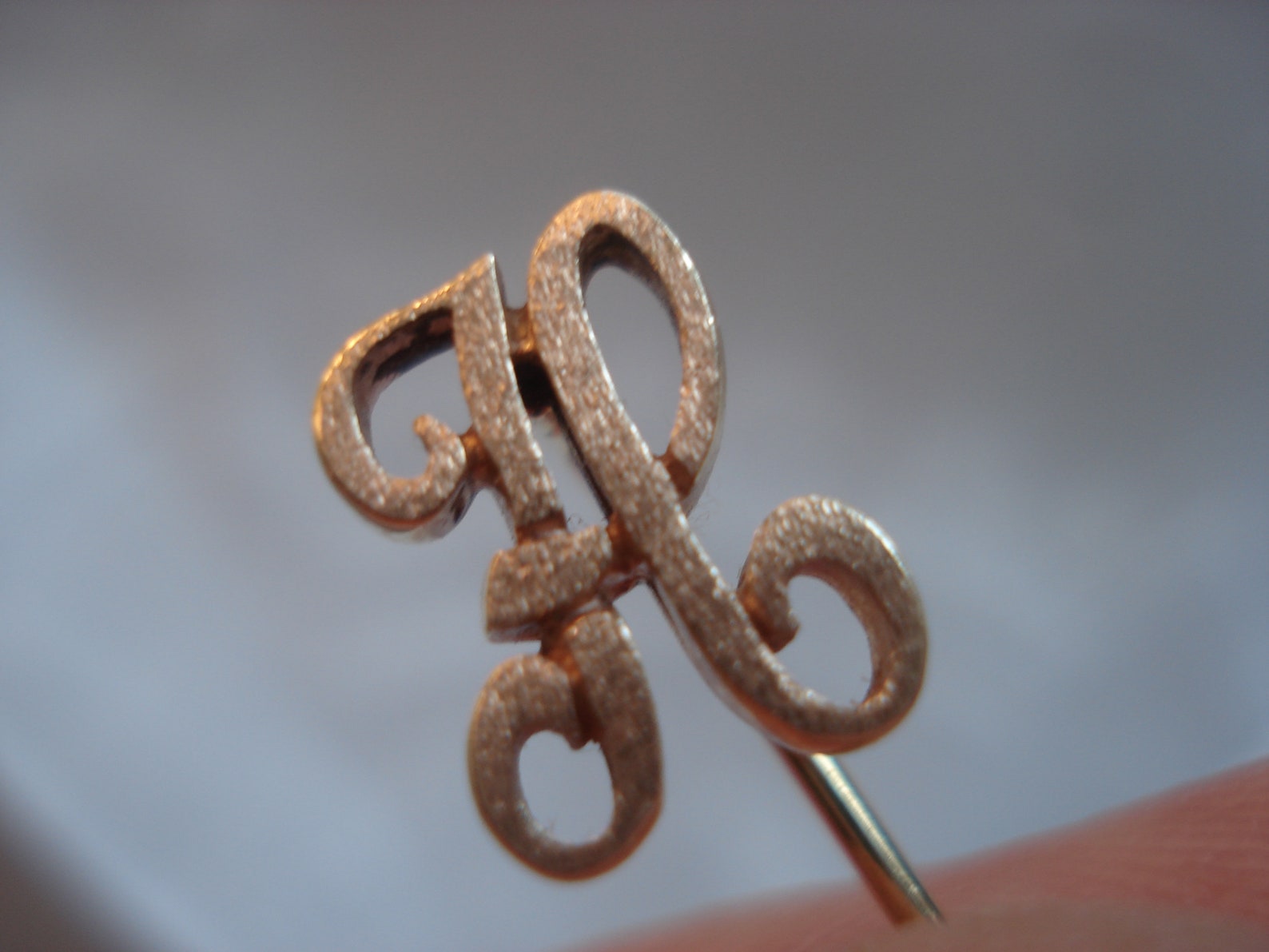 14k Initial "h" Stick Pin, 2.12 Grams - Etsy