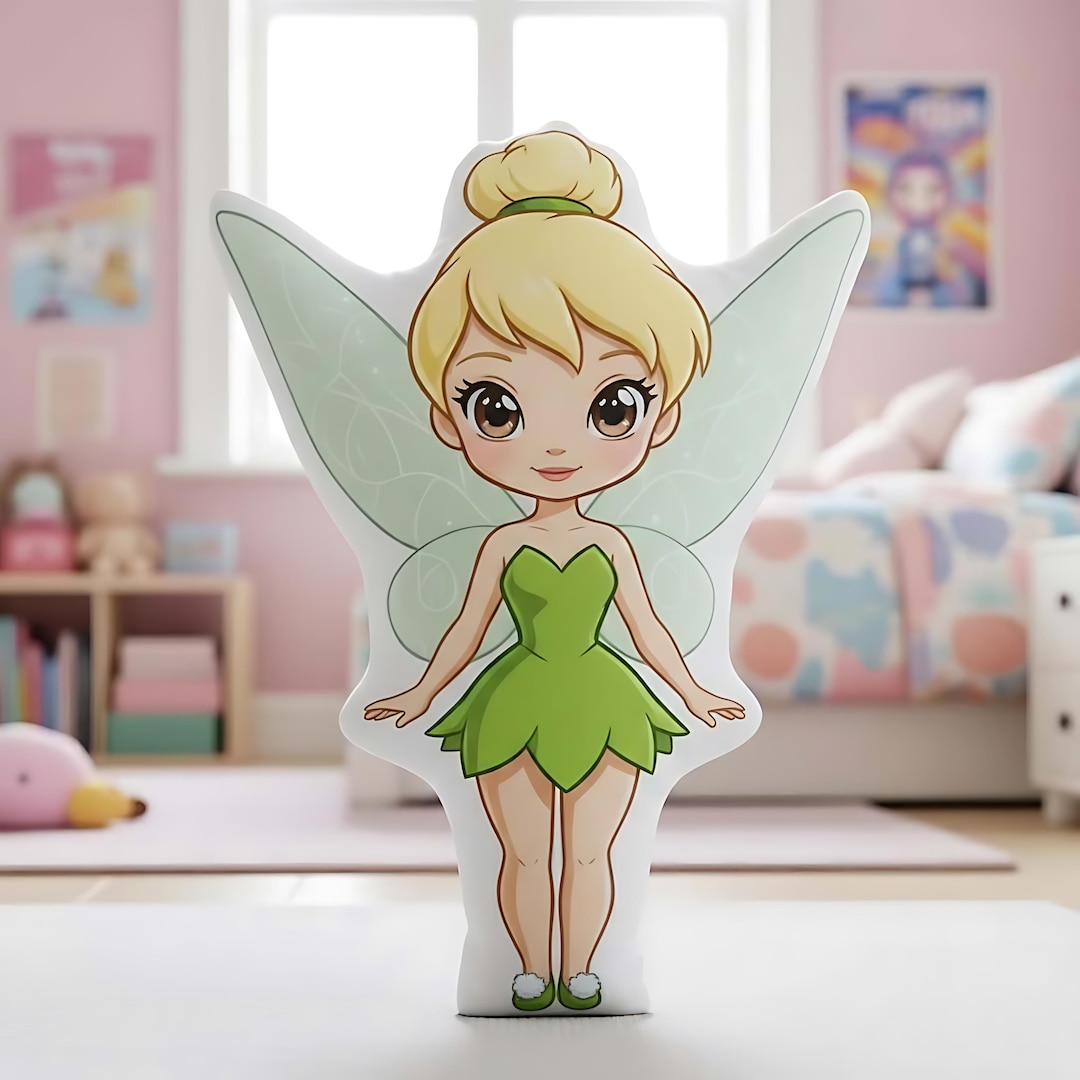 Personalized Disney Tinker Bell Pillow, Custom Disney Princess ...