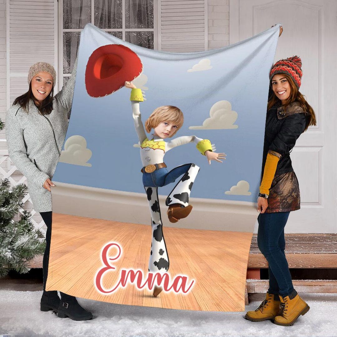 Personalized Baby Photo Jessy Blanket, Toy Story Jessi Blanket, Toy ...