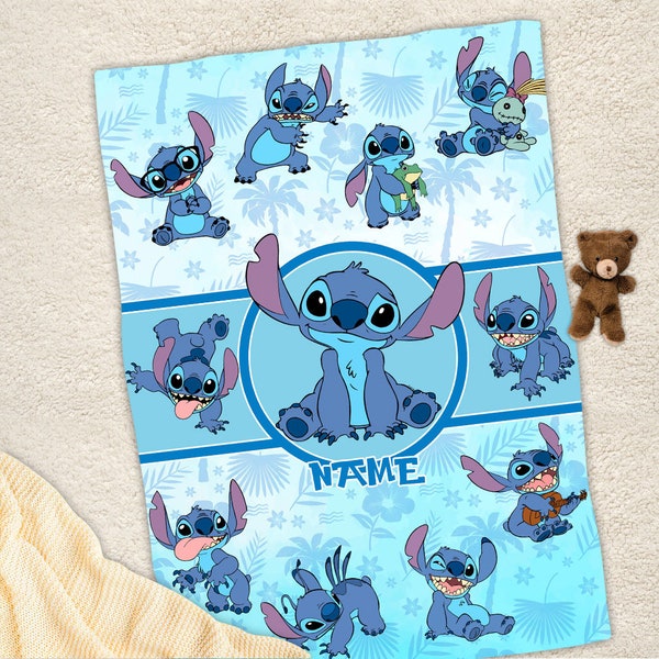 Lilo and Stitch Blanket - Etsy