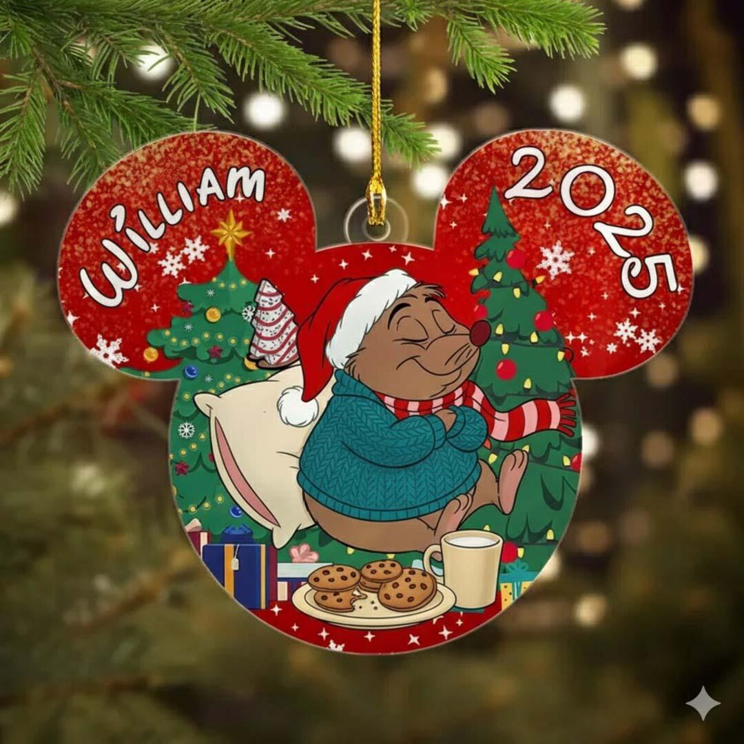 Personalize Gus Gus Cinderella Ornament, Looking Like A Snack Christmas ...