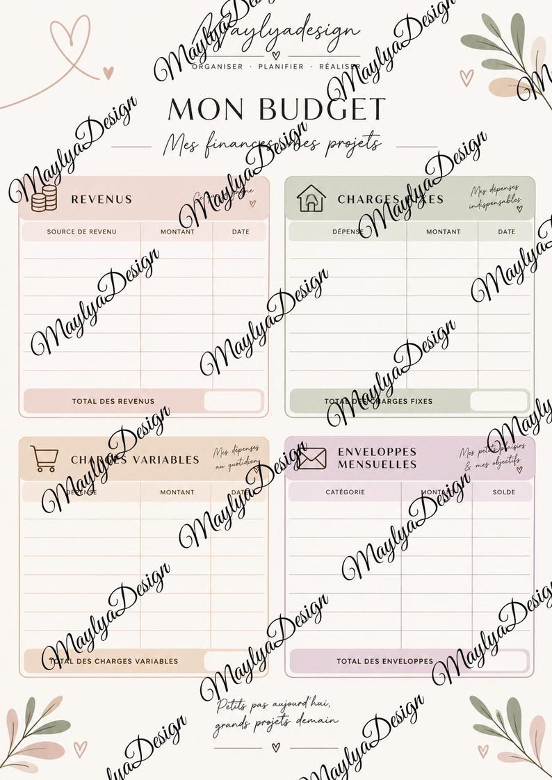 Budget Tracking - Etsy