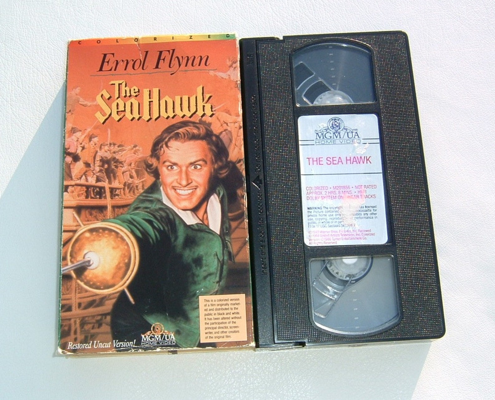 1940 the Seahawk VHS MGM Classic Movie With Errol Flynn Color - Etsy