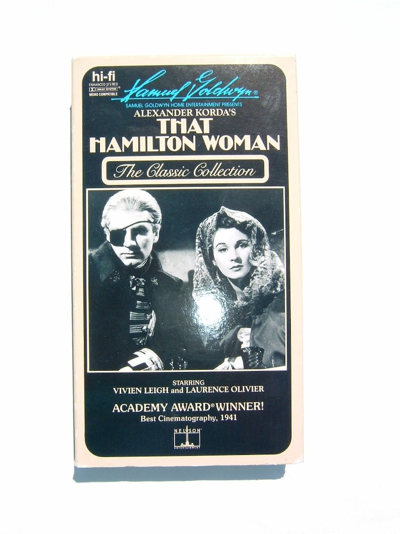 1941 That Hamilton Woman VHS Vintage Samuel Goldwyn Classic Movie With ...