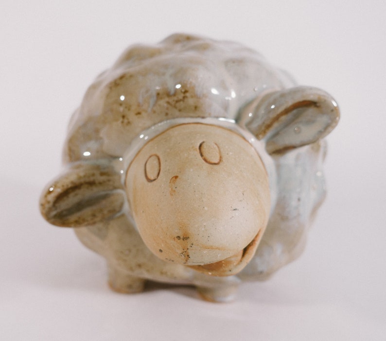 Vintage Studio Pottery Lamb Sheep Figurine Whimsical | Etsy