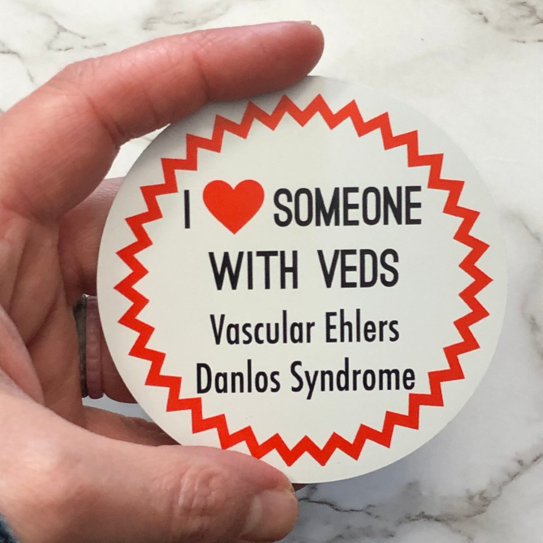 Round VEDS Magnet, Vascular Ehlers Danlos Syndrome,veds Awareness ...