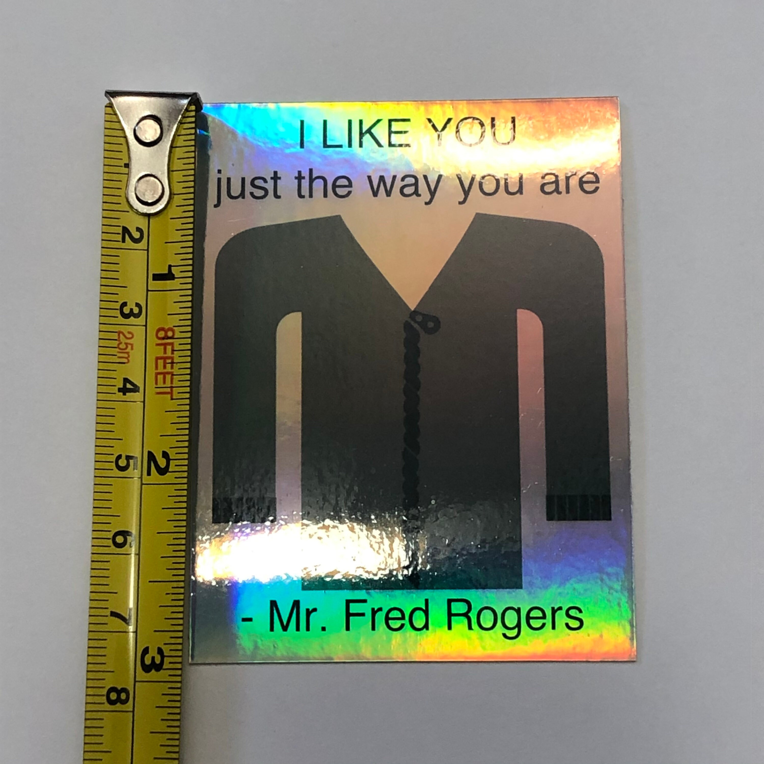 Mr Rogers Sticker Encouragement Sticker Holographic Sticker | Etsy