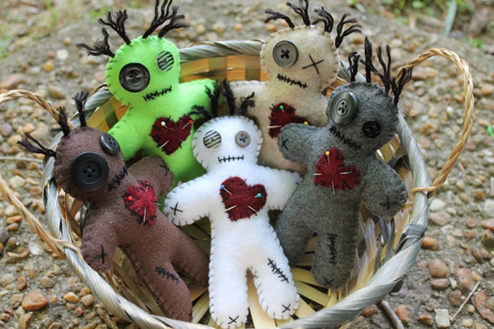 Voodoo Dolls-set of 50-handmade Felt Voodoo Dolls-primitive - Etsy