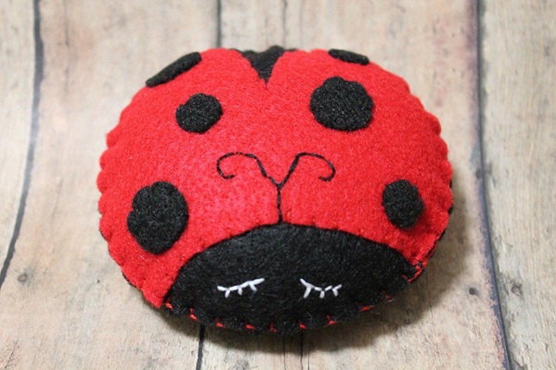 Felt Ladybug Ornament-ladybird-ladybug Decor-christmas - Etsy